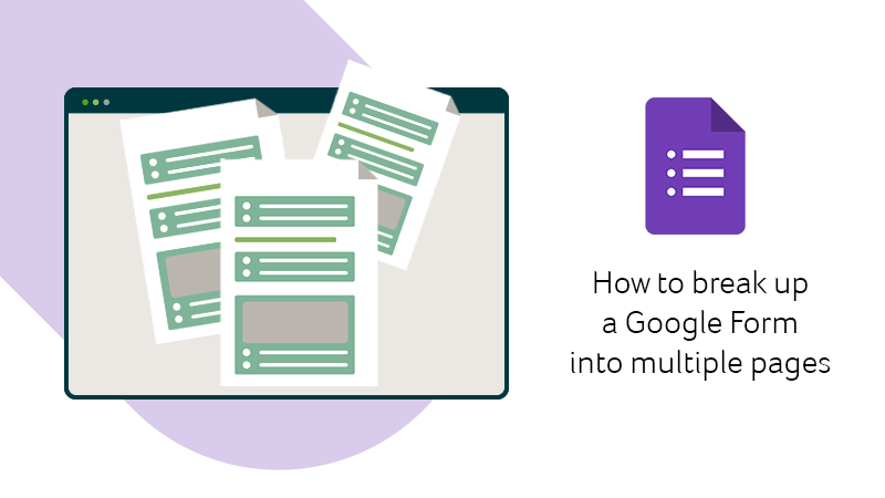 How to break up a Google Form into multiple pages - Acer for Education